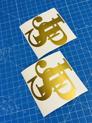 Ayrton Senna JPS Lotus Stickers X 2 , Decal Sticker , Black / White ...
