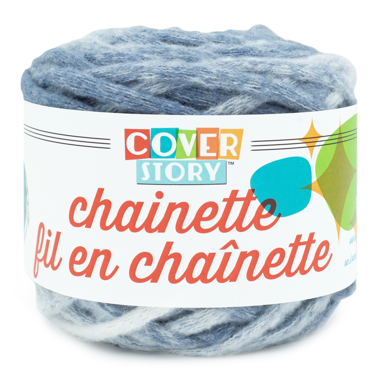 Lion Brand Cover Story Chainette Yarn-Faded Denim | eBay
