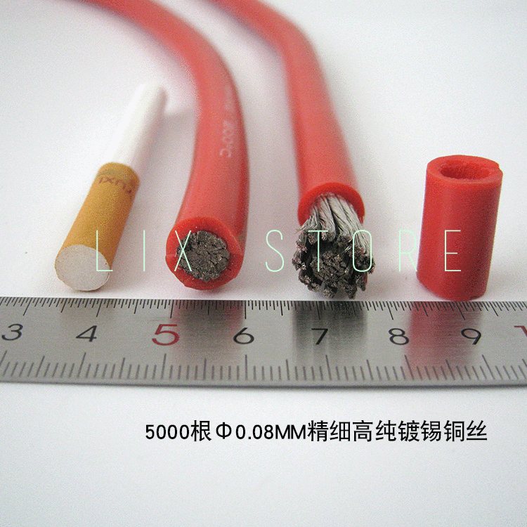 4AWG 25 square copper wire Spot welding pen wire 5000 0.08mm copper ...