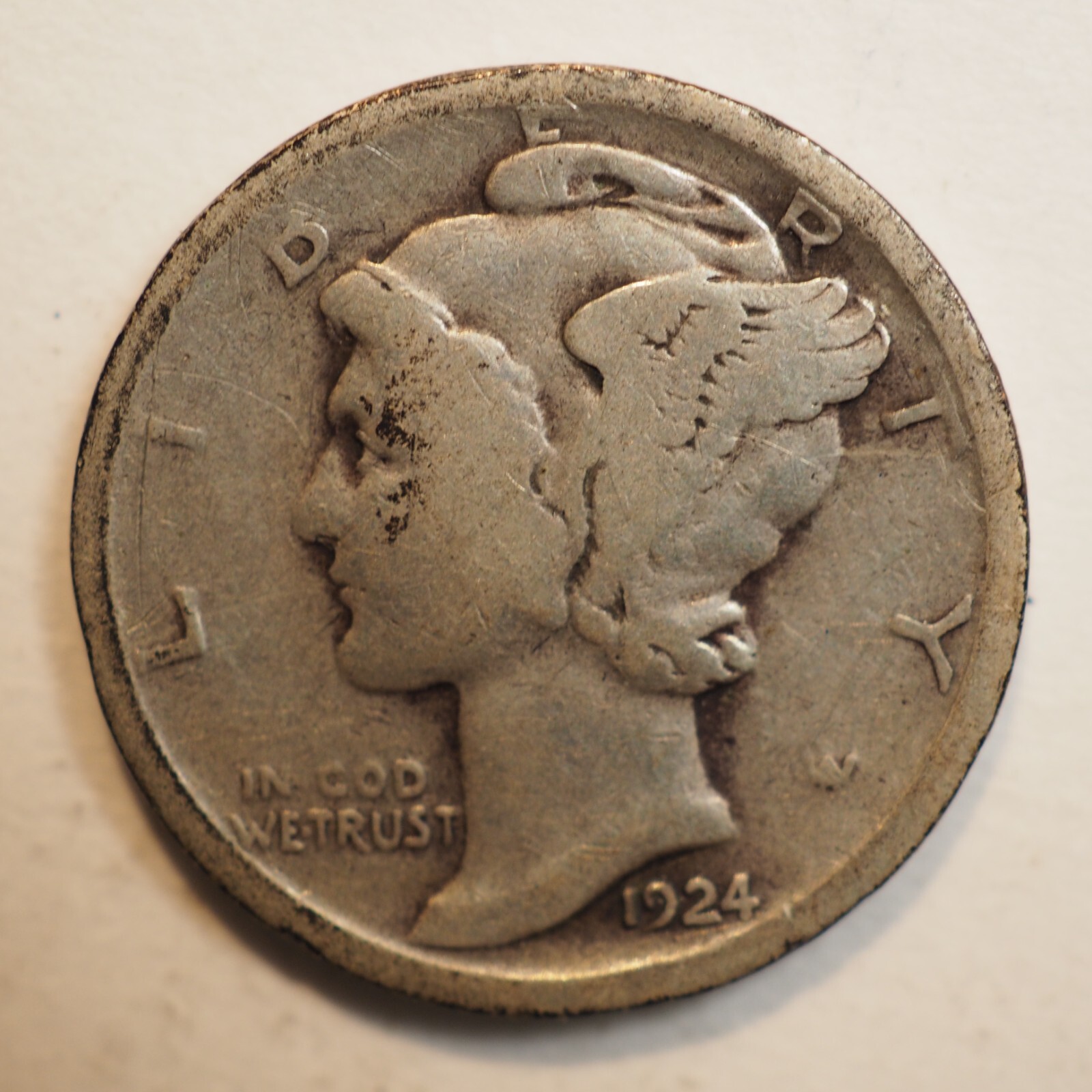1924 S MISS MERCURY SILVER DIME FREE SHIPPING A3546 | eBay