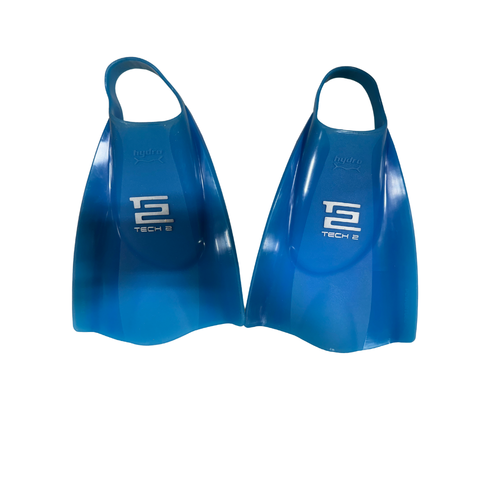 Hydro Tech 2 Ocean Swim Fins - Ice Blue - Large Bodysurfing, and Pool Training | eBay