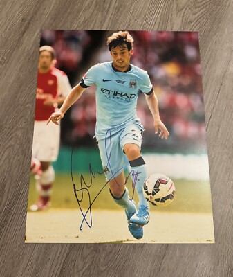 DAVID SILVA Autographed 11x14 Photo SIGNED AUTO | eBay