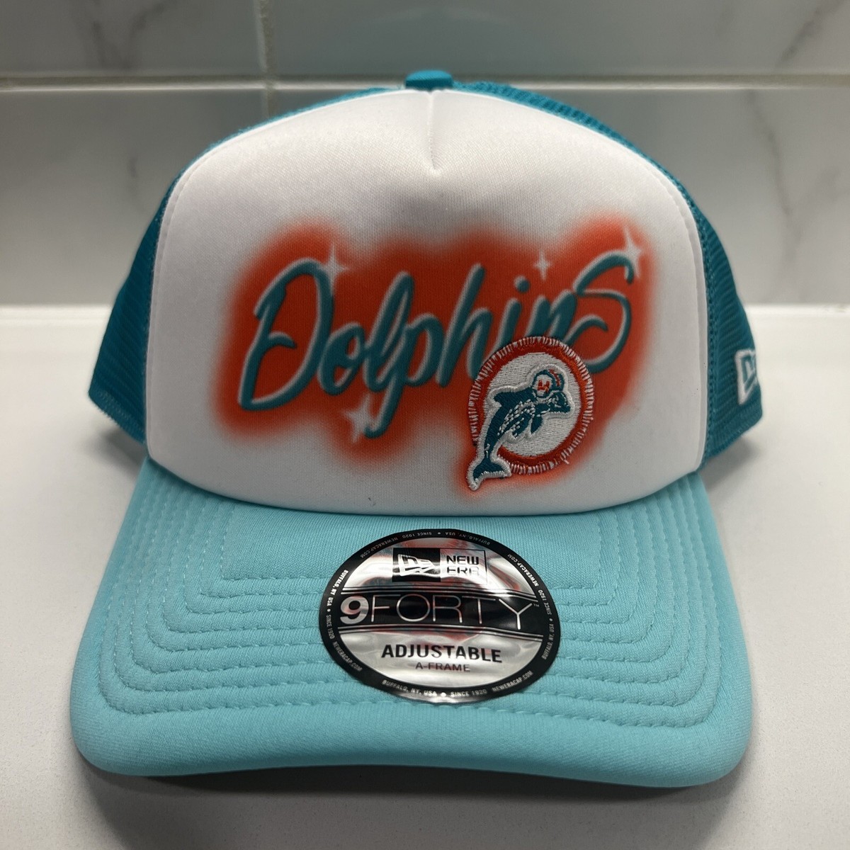 Miami Dolphins New Logo Hats MIAMI DOLPHINS 2024 NFL SIDELINE 59FIFTY