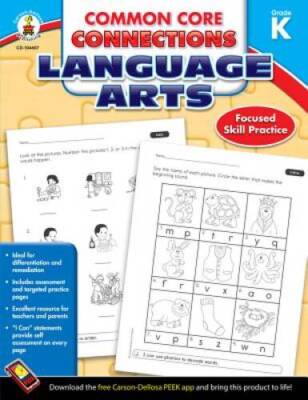 Common Core Connections Language Arts, Grade K - Paperback - VERY GOOD ...