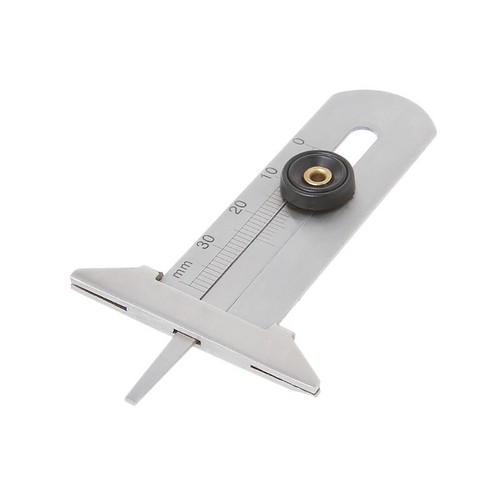 Stainless Steel Car Tyre Depth Gauge 0-30mm Caliper Depth Measurement ...