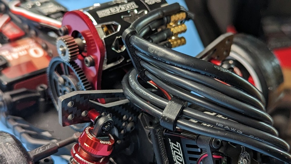 ESC motor wire clamp clip cable manager for RC drift buggy race crawler ...