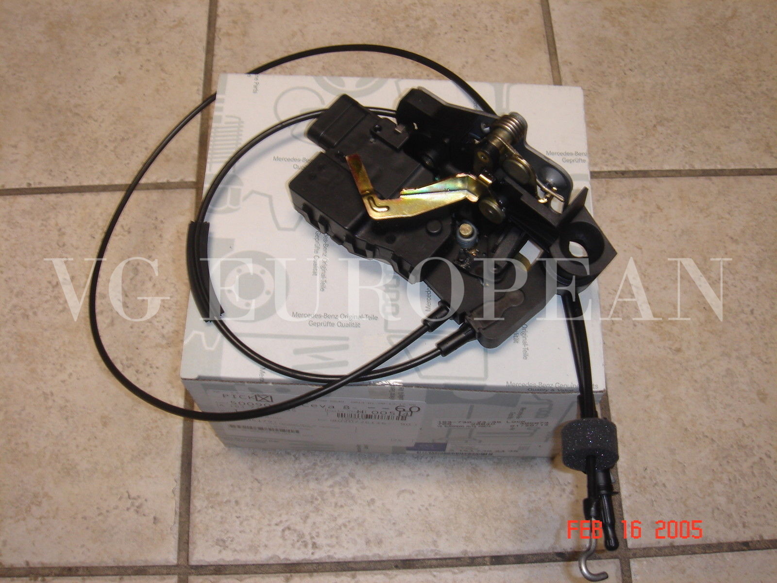 Dk809279 98-05 MERCEDES Ml320 Rear Driver Left Side Door Lock Latch ...