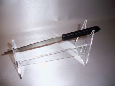 clear acrylic knife holder hunting knife bayonet collector display prop ...