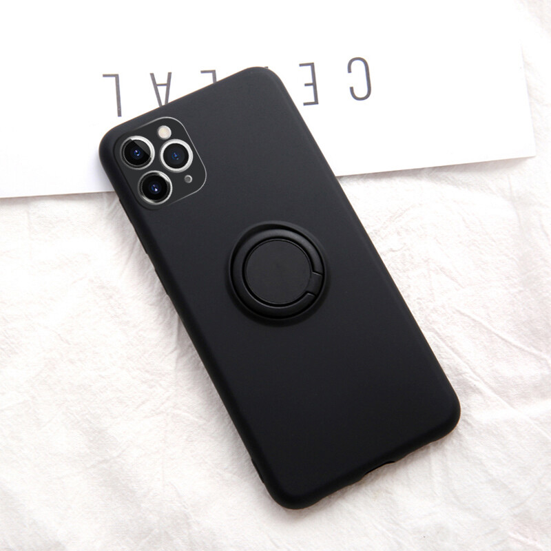 For iPhone 17 16 15 14 13 12 Pro Max 11 Liquid Silicone Ring Holder ...