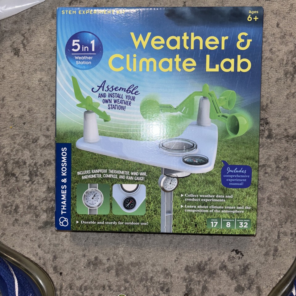 Thames & Kosmos Weather & Climate Lab Weather Station Kit [THK550049 ...