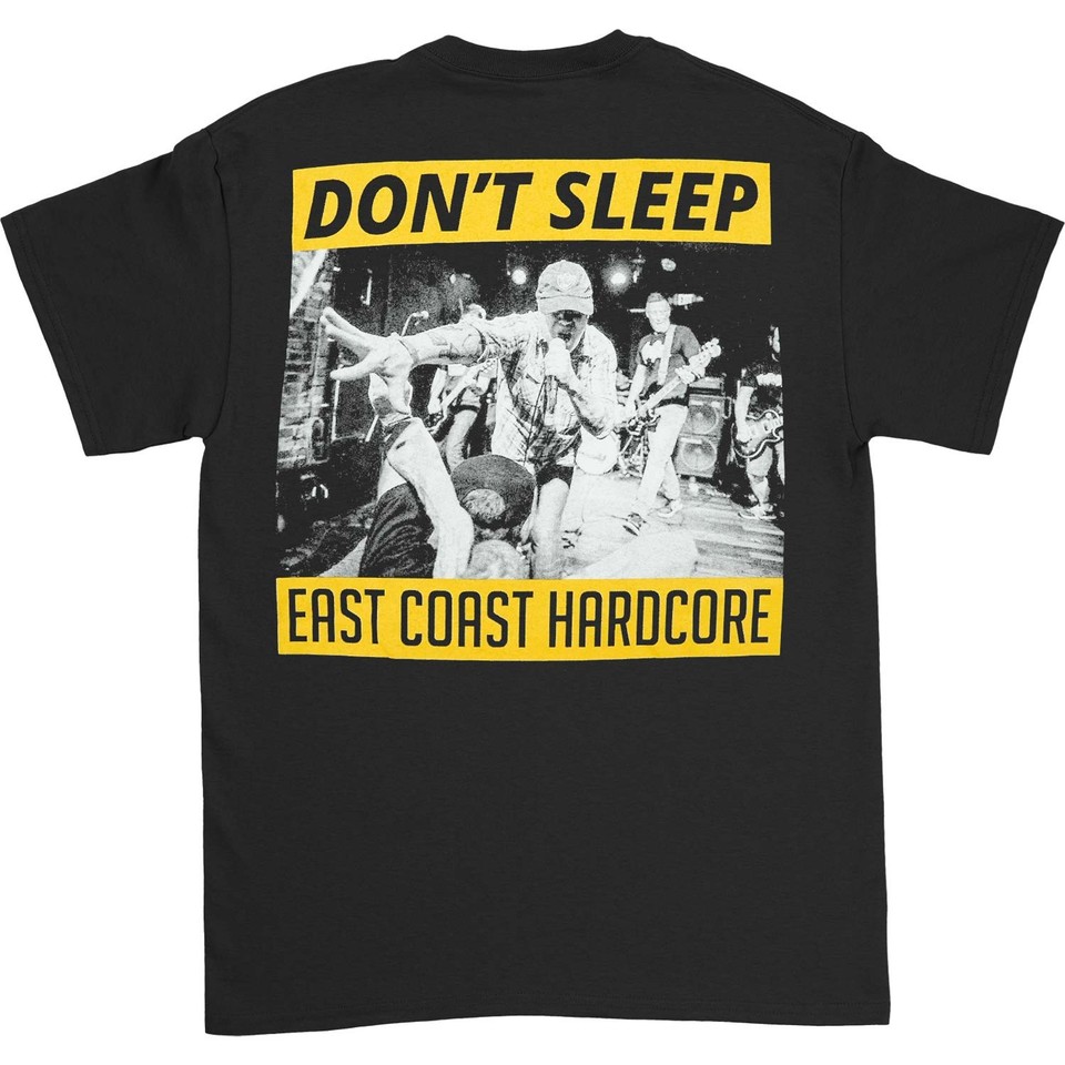 Men's Don't Sleep East Coast Hardcore T-shirt Small Black | eBay