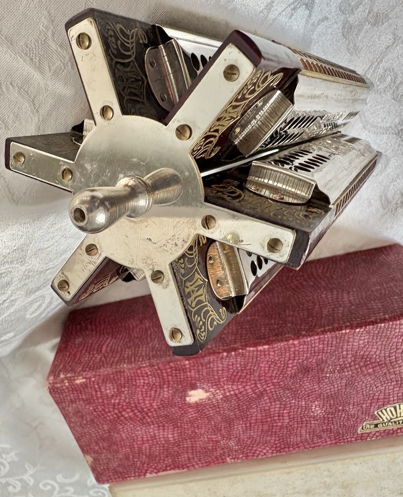 VTG Horner Sextet Cross-Turn Harmonica Made In Germany Keys Of ABCDFG ...