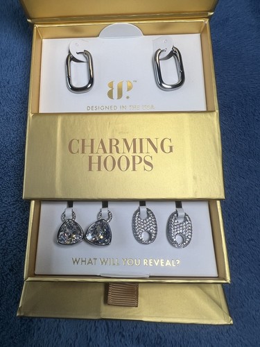 Bomb Party Charming Hoops ER90462 Passionate With Sass Diamond CZ ...