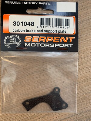 Serpent F180 Carbon Brake Pad Support Plate 301048 | eBay