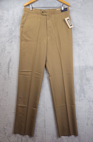 Sansabelt 4-Seasons Wrinkle Resist Flat Washable Wool Blend Slacks 34 ...