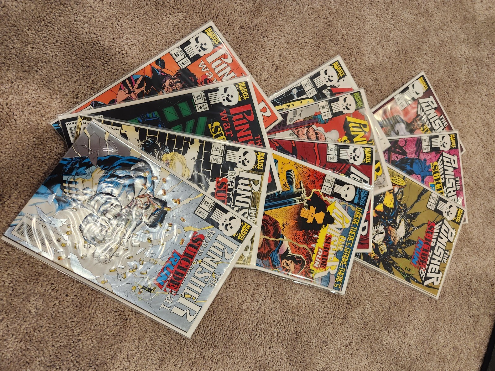 The Punisher Suicide Run (WZ 23,24,25) (WJ 61-64) (85-87) - 11 Books ...