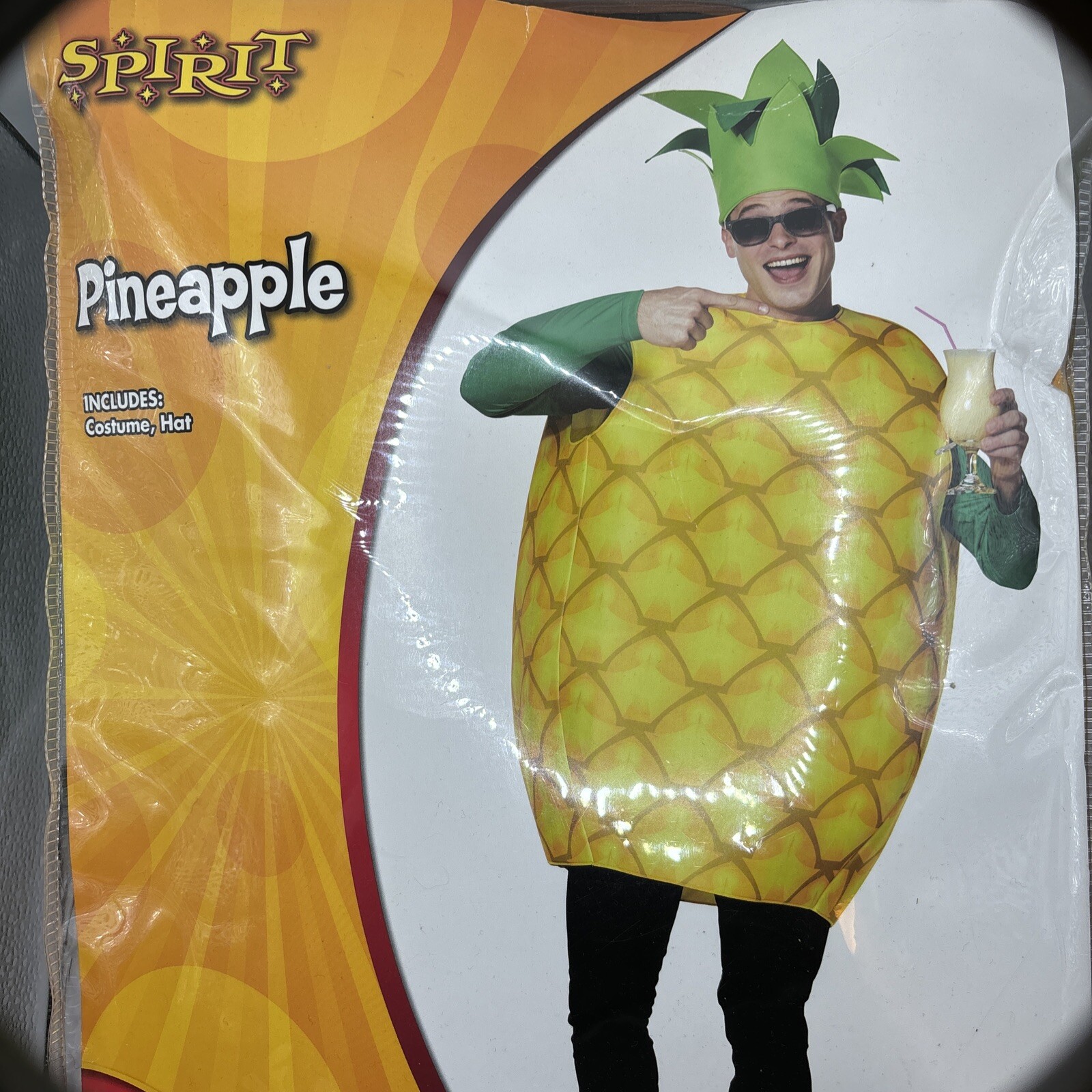 Spirit Halloween Pineapple Costume Adult One Size Hal… - Gem