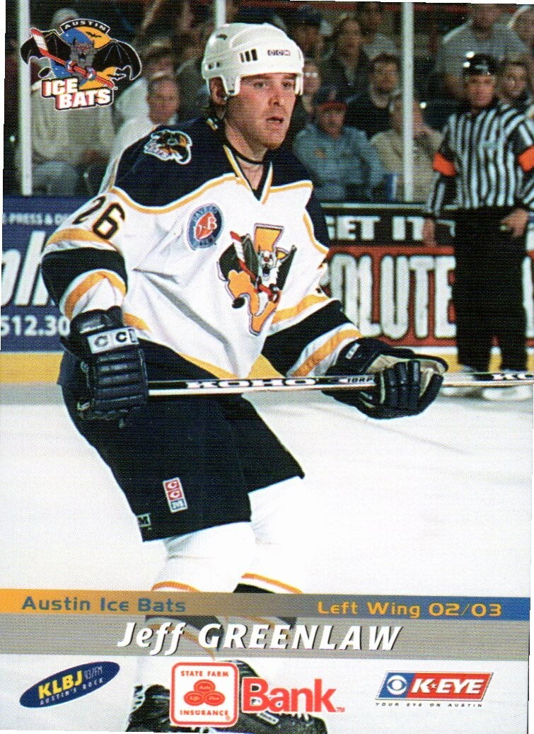 Jeff Greenlaw 2002-03 Austin Ice Bats | eBay