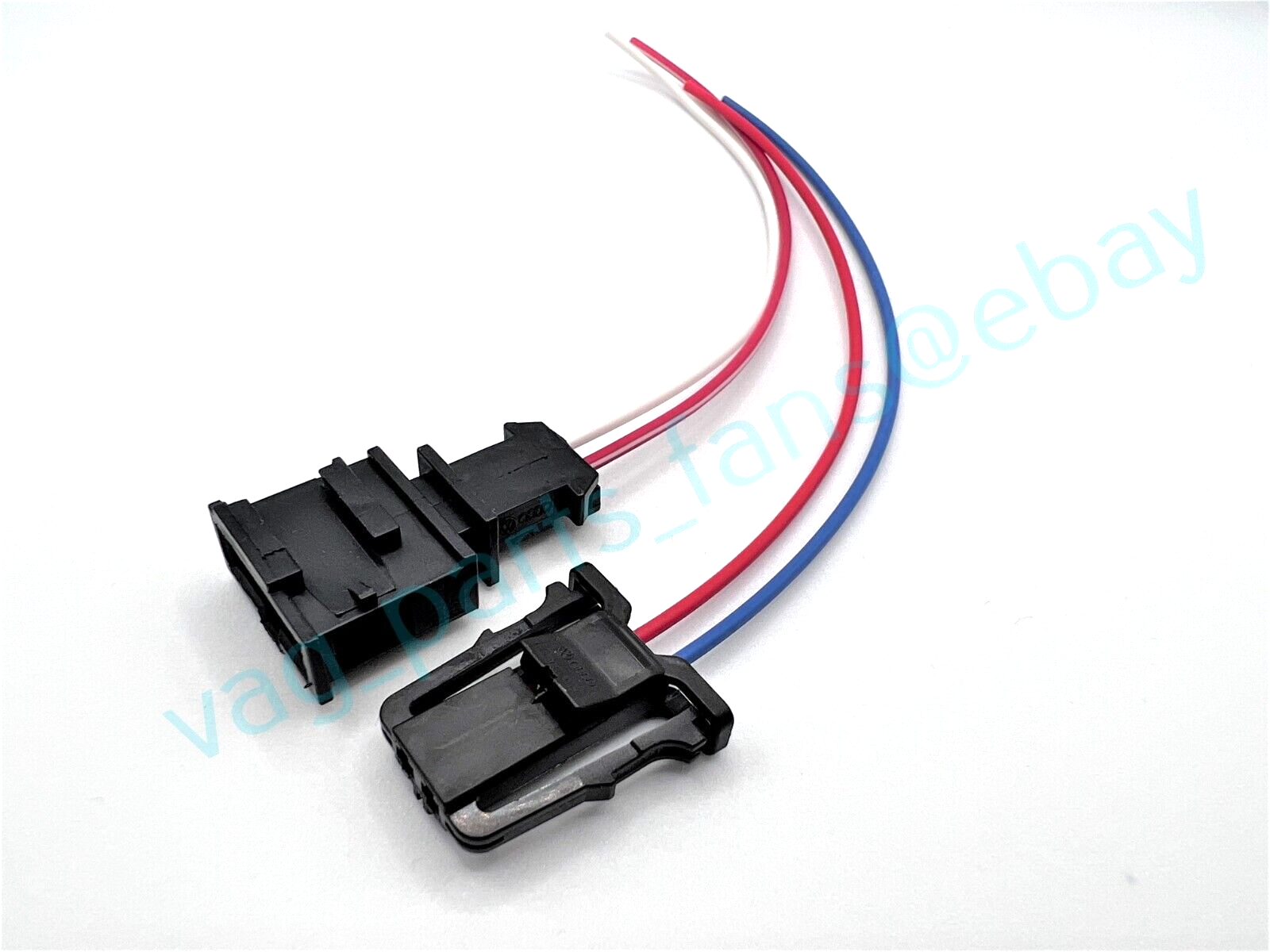 1J0971972 3B0972712 2 Pin Pigtail Plug Wiring Contact Housing Connector ...