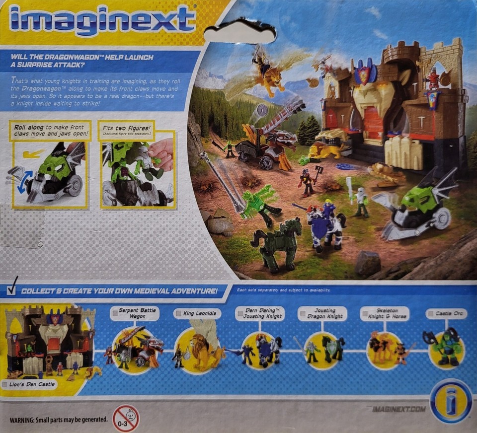 NEW IMAGINEXT Dragon Wagon Vehicle Action Figure BFR89 2014 DragonWagon ...