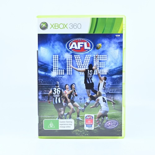 AFL Live - Xbox 360 Game + Manual - PAL - NEAR MINT DISC! | eBay Australia