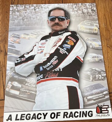 Dale Earnhardt Tin Sign Nascar Sign Wall Hanging Man Cave Car Racing 12 ...