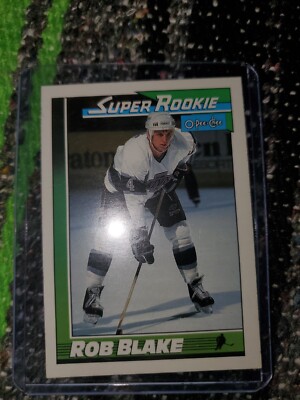 1991 O-Pee-Chee Rob Blake Super Rookie #6 Los Angeles Kings Mint | eBay