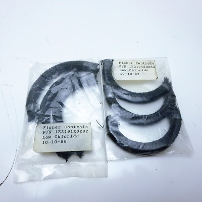 Fisher CONTROLS LOW CHLORIDE PACKING RINGS (LOT OF 6), #1E3191X0282 | eBay