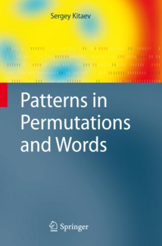 Patterns in Permutations and Words 1235 9783642173325 | eBay