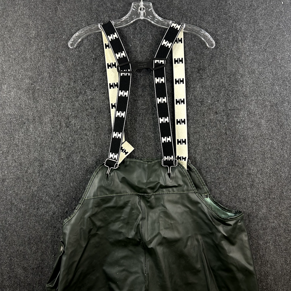 Helly Hansen Bib Waders Men's Large Green Waterproof Suspenders Fishing ...