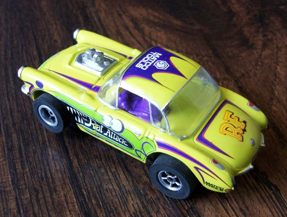 Matco Tools Ed Roth Rat Fink 1957 57 Chevy Corvette Muscle Slot Car RAT ...
