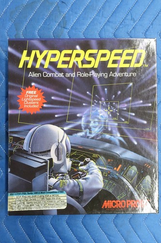 Hyperspeed PC Game Big Box 5.25 Disks Microprose 1991 | eBay