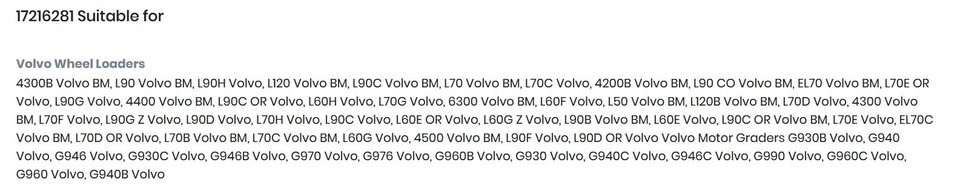 New Genuine OEM Volvo Sealing Ring VOE 17216281 for Wheel Loaders | eBay
