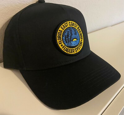 Cap /Hat - (Black) FLORIDA & EAST COAST RAILWAY SUN (FEC) #9692 -NEW | eBay