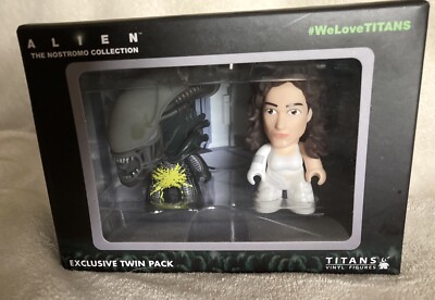 Titans ALIEN The Nostromo Collection Twin Pack 3" Ripley & Xenomorph ...