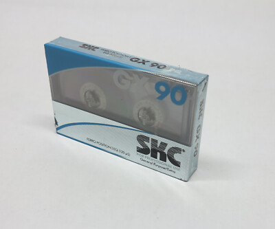 New Sealed Vintage SKC GX 90 Audio Cassette Tape 90min Normal I Bias ...