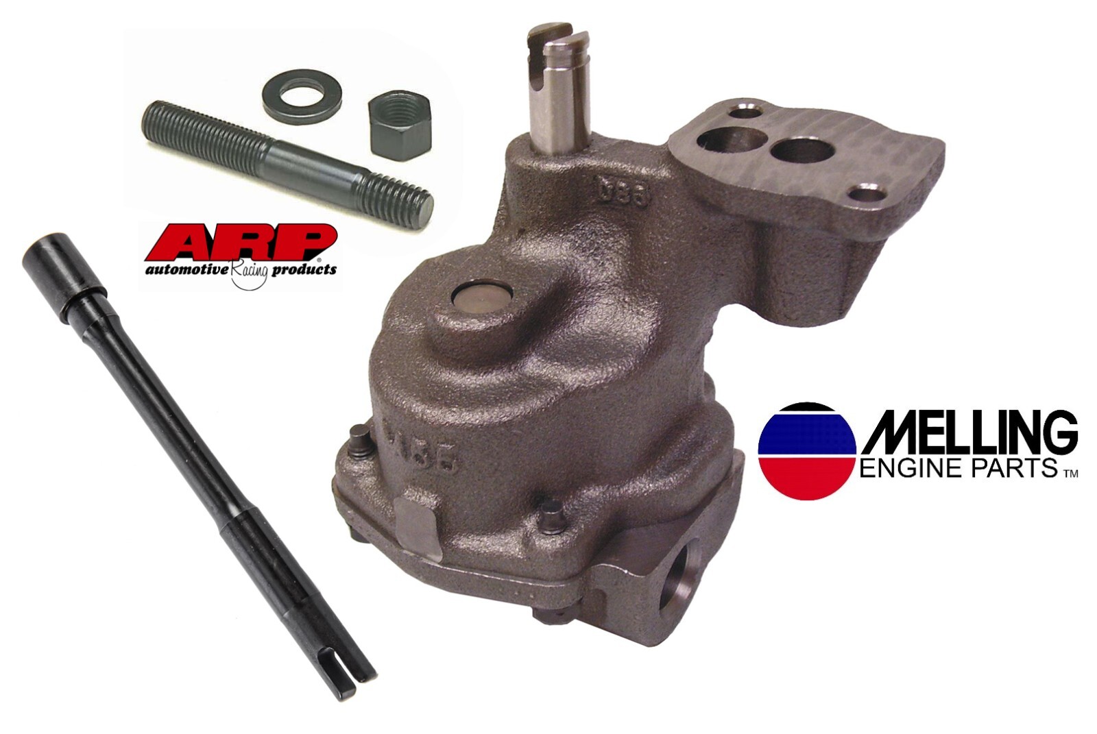 MELLING M55 Oil Pump+Drive Rod+ARP Stud Kit for Chevy SB 283 305 327 ...