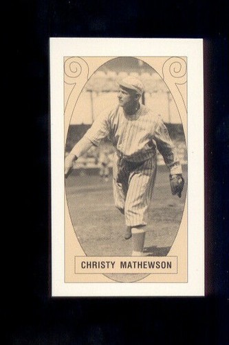1991 Sports Card News CHRISTY MATHEWSON New York Giants Tobacco Reprint ...