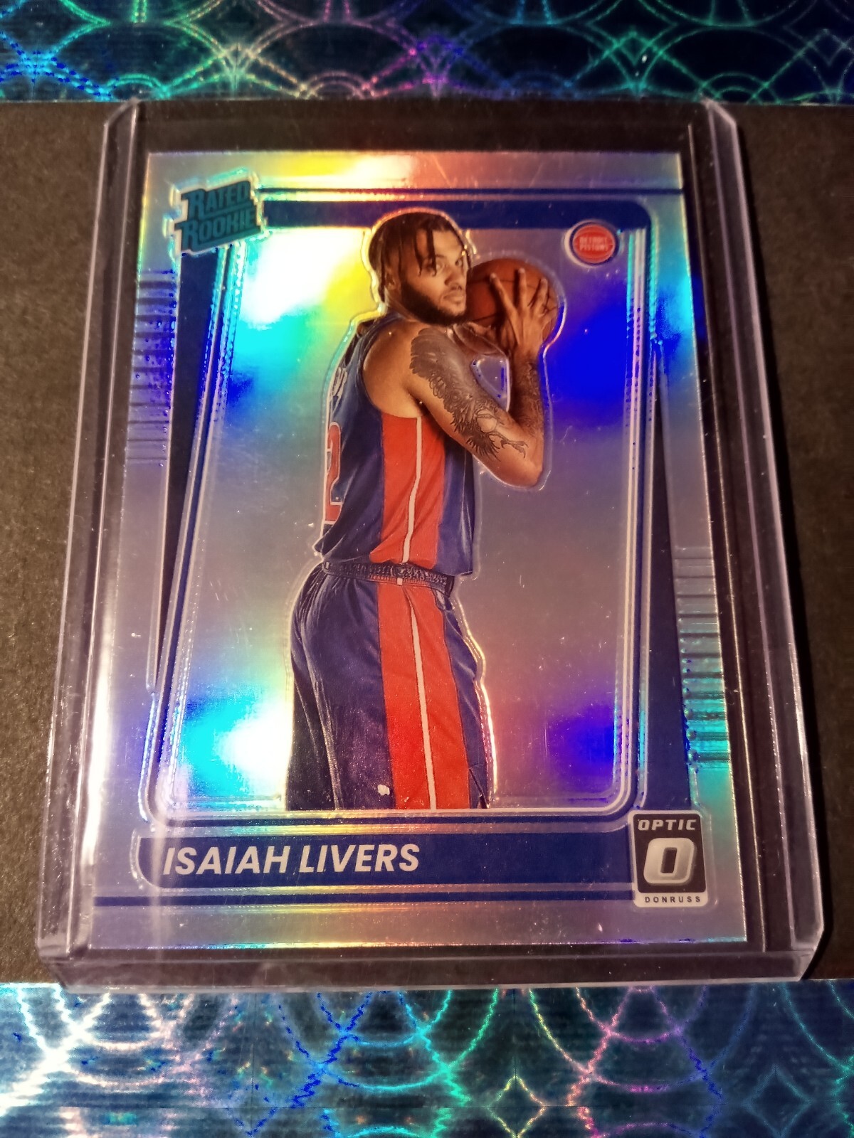 2021-22 Panini Donruss Optic Isaiah Livers Rated Rookie Silver Prizm ...