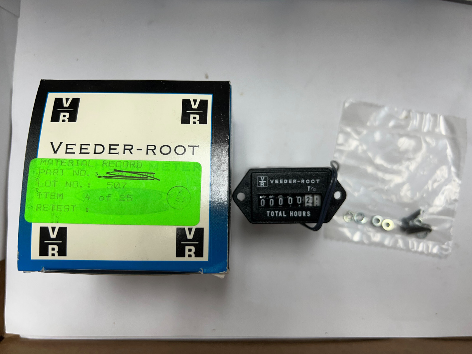 Veeder-Root 779546-201 Hour Meter, 6 Digit, 120 VAC, .030 Amps | eBay