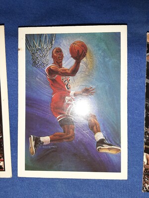 1990 Hoops Michael Jordan #358 NBA Chicago Bulls Basketball MVP HOF ...