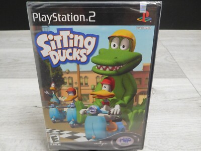 NEW SEALED Sitting Ducks PlayStation 2 PS2 2004 CIB Complete Video Game ...
