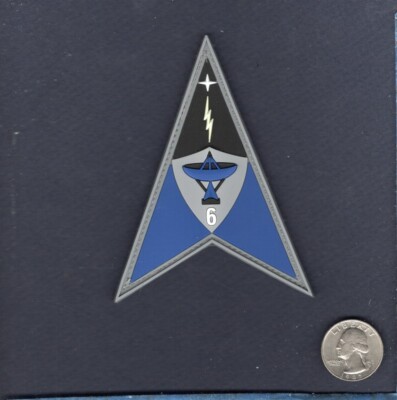 Original Space Delta 6 USSF US SPACE FORCE PVC Uniform Squadron Patch ...
