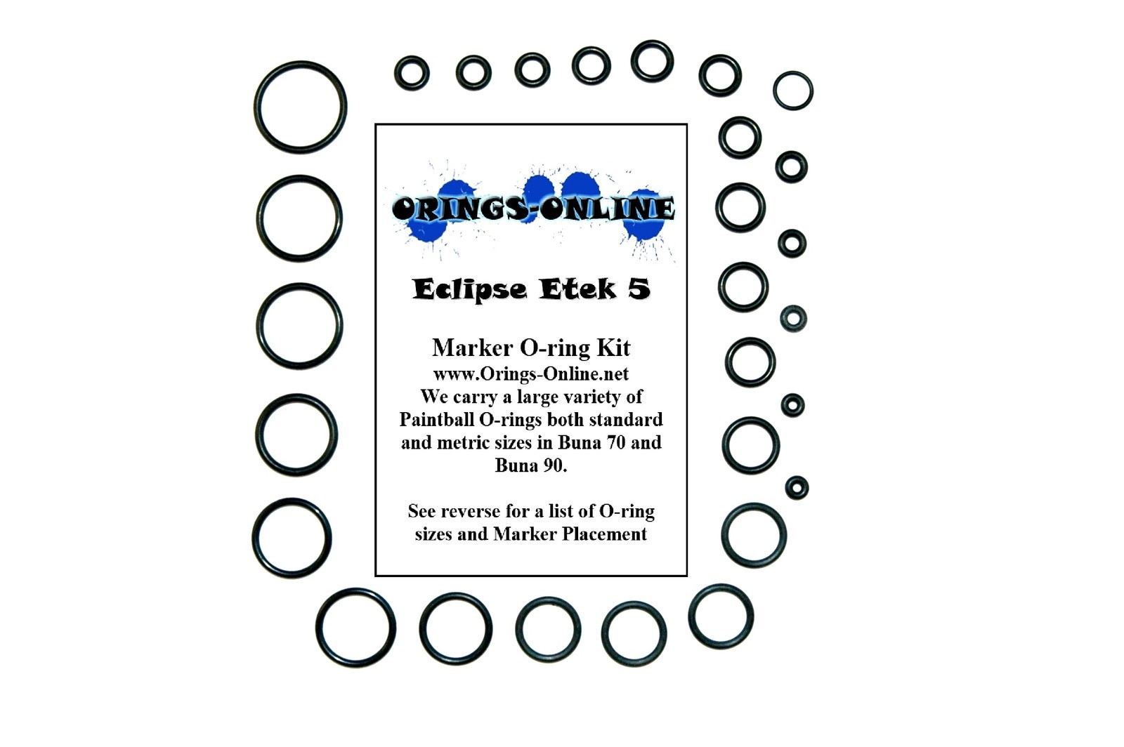 Planet Eclipse Ego Etek 5 Paintball Marker O-ring Kit 2 rebuilds ...