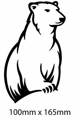 Bundy Rum Bear Car Sticker decal man cave sticker , bumper sticker,4x4 ...