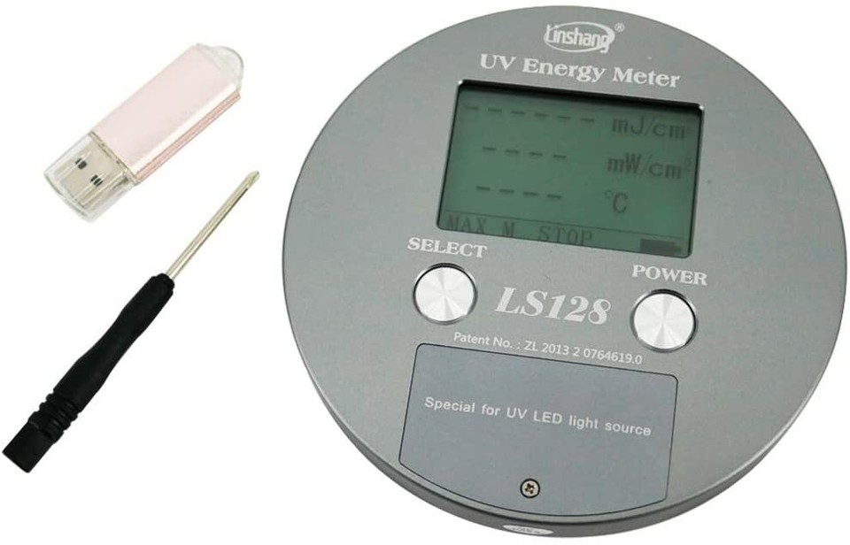 UV Energy Meter Radiometer UV Power Puck Integrator 340nm-420nm UV LED ...