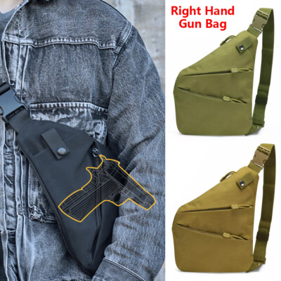 Concealed Carry Gun Holster Tactical Shoulder Cross Body Chest Pack ...