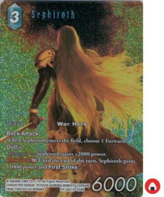 Final Fantasy FF TCG card PR-082/10-034H Sephiroth FOIL | eBay