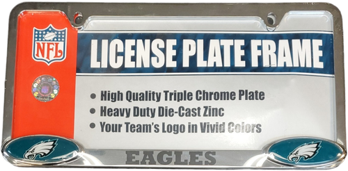 Philadelphia Eagles NFL Triple Chrome License Plate Frame | eBay
