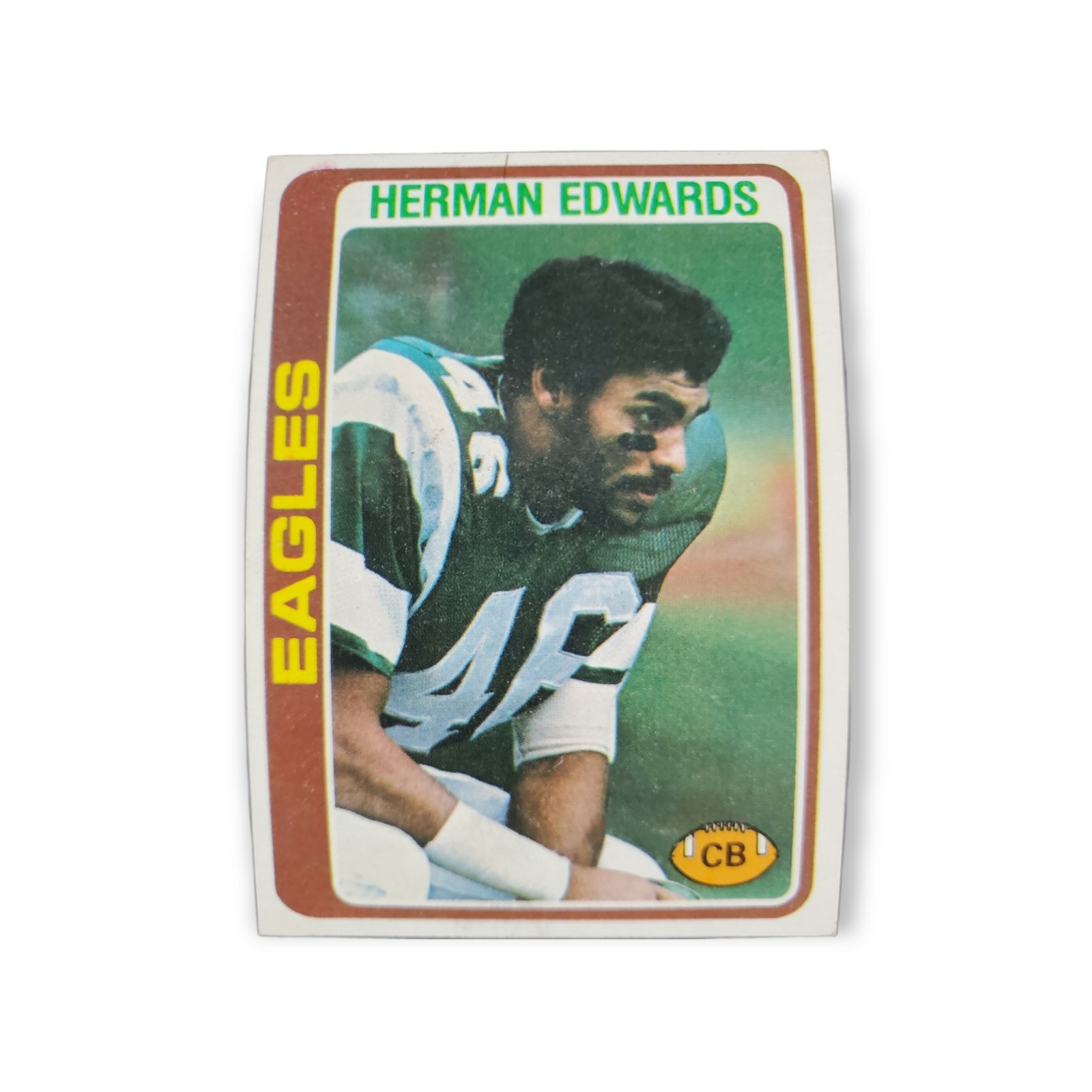1978 Topps Football Herman Edwards Rookie #404 Philadelphia Eagles ...